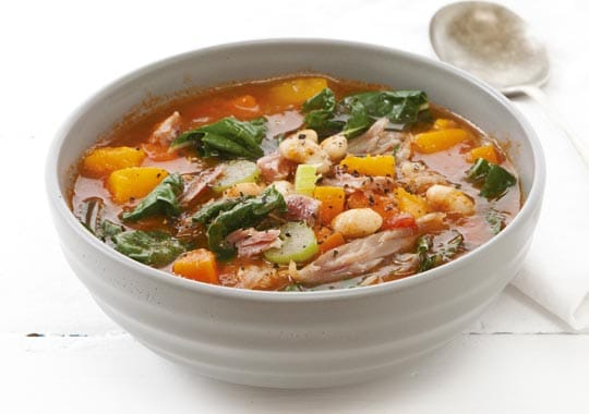 Soup with bacon bones store